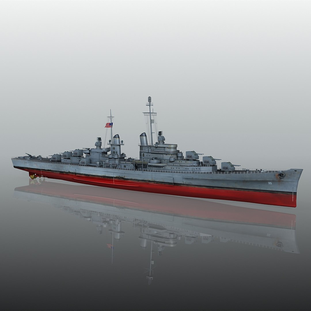 Uss Oakland Cl-95 Cl 3d Max