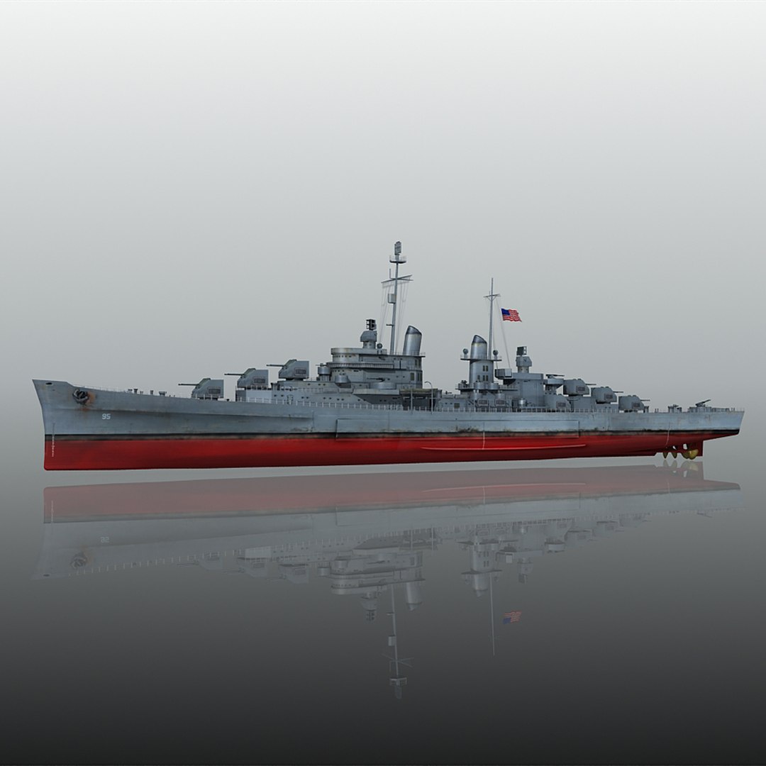 Uss Oakland Cl-95 Cl 3d Max