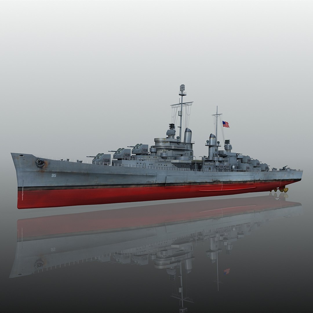 Uss Oakland Cl-95 Cl 3d Max