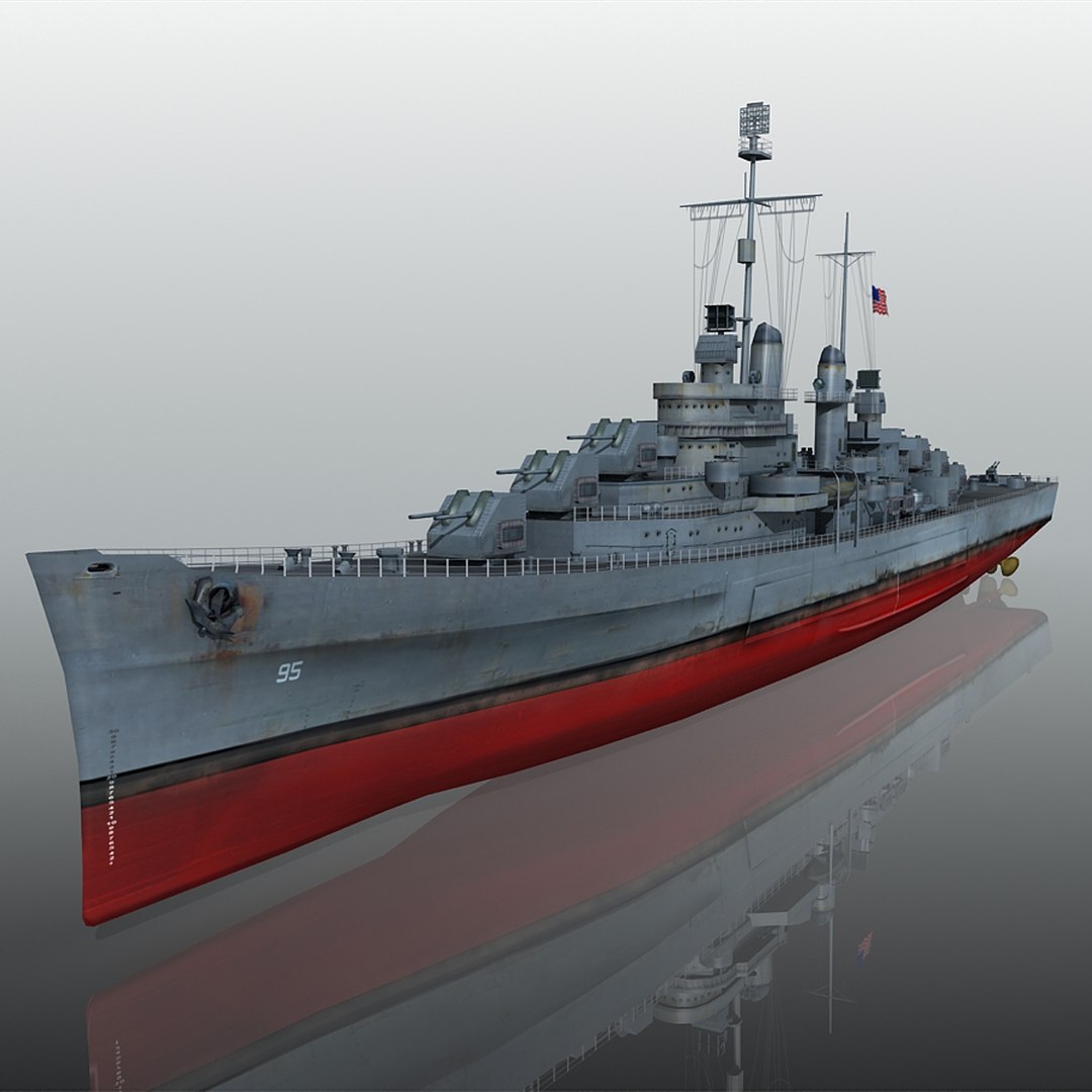 Uss Oakland Cl-95 Cl 3d Max