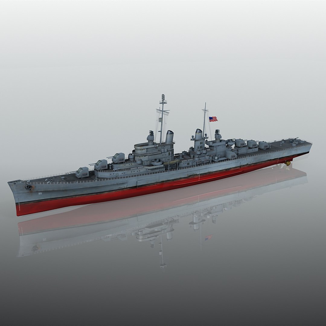Uss Oakland Cl-95 Cl 3d Max