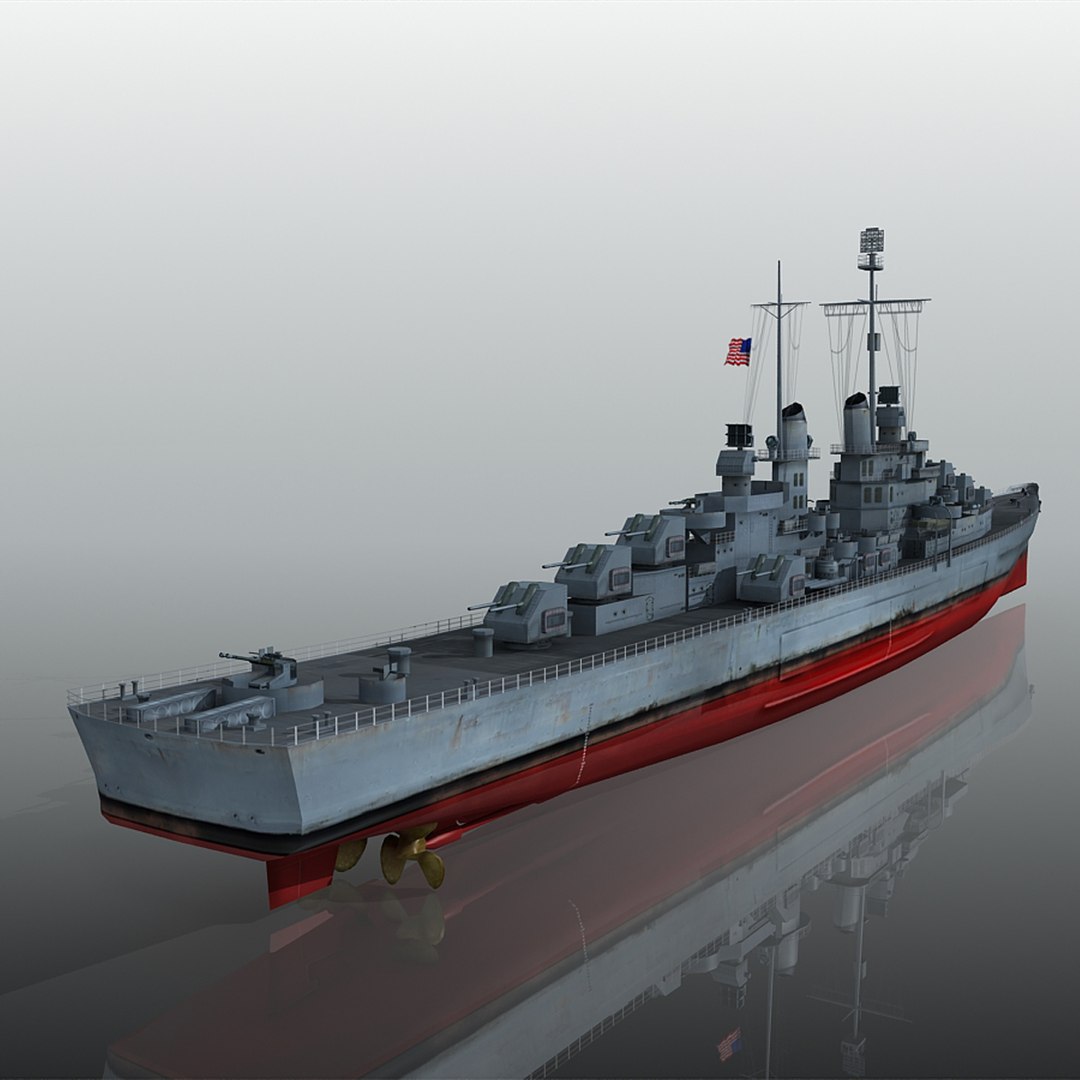 Uss Oakland Cl-95 Cl 3d Max