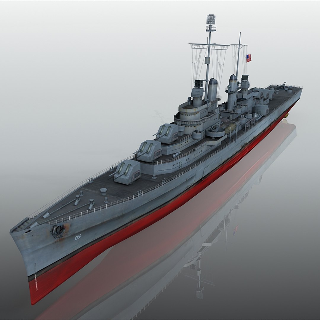 Uss Oakland Cl-95 Cl 3d Max
