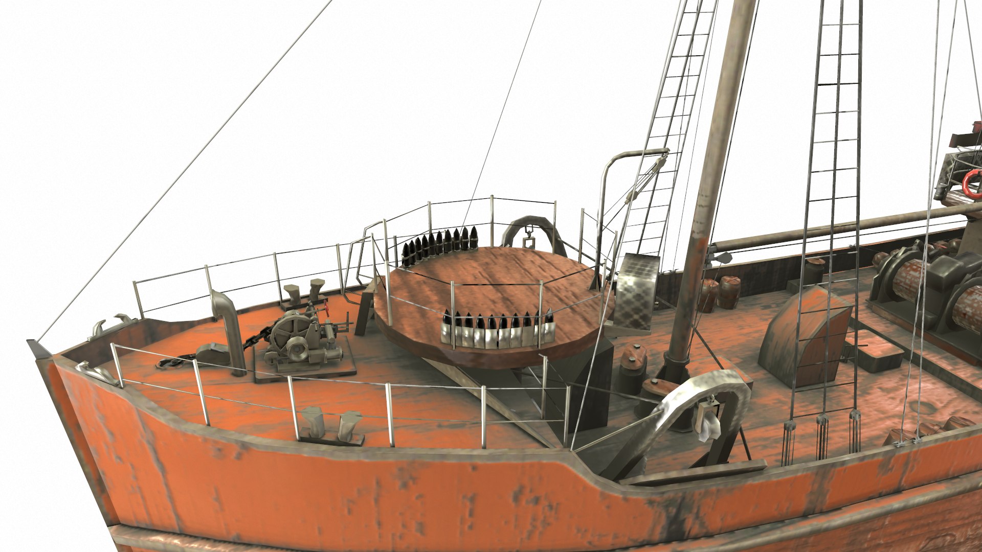 Ship Battle Model - TurboSquid 1492272