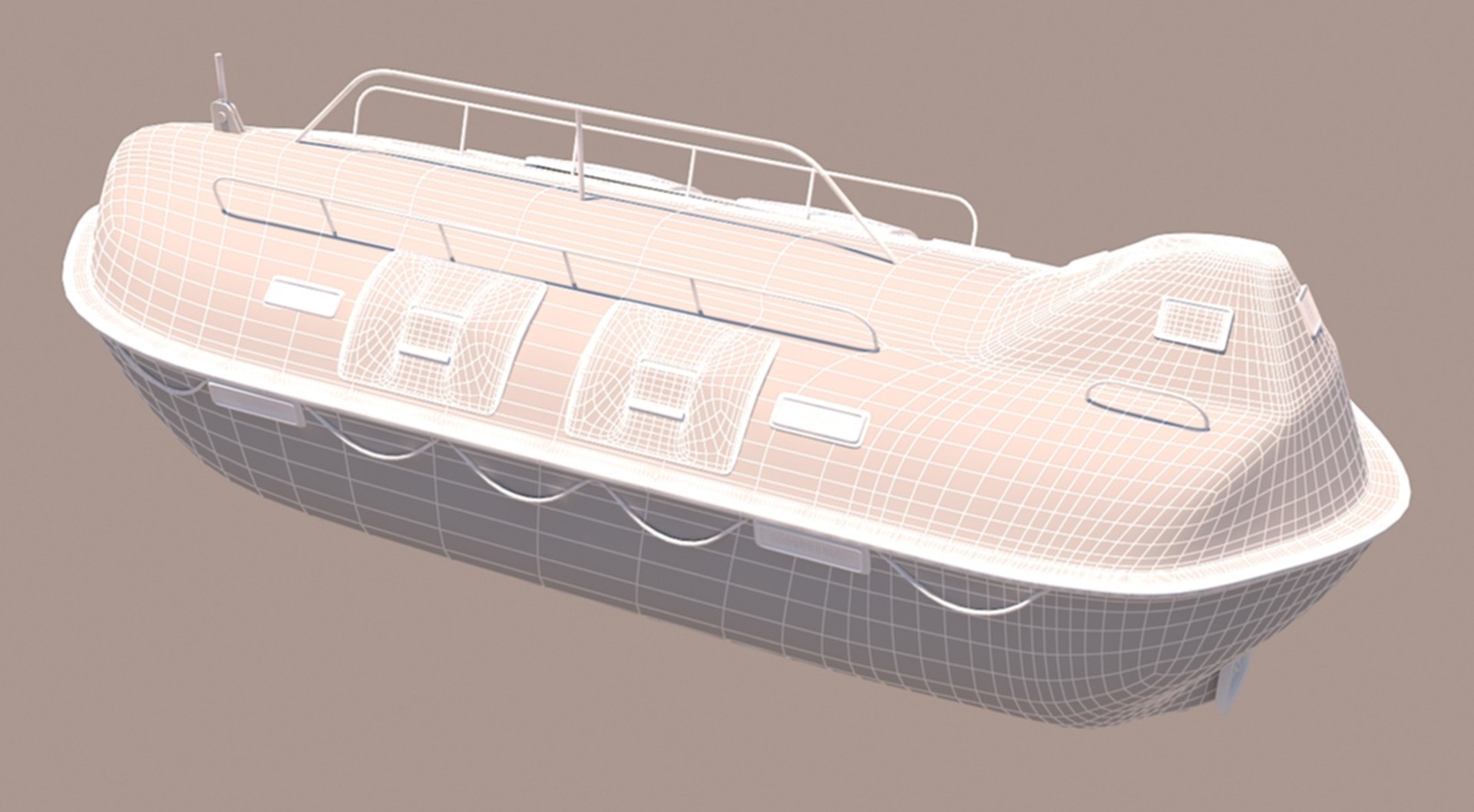 Lifeboat ship 3D model - TurboSquid 1331875