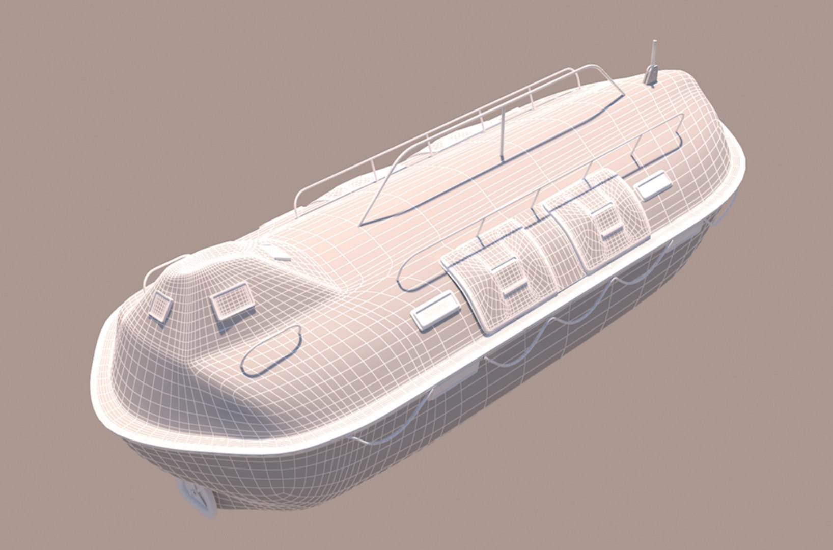 Lifeboat ship 3D model - TurboSquid 1331875