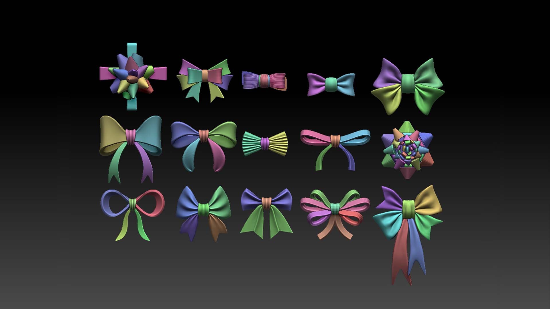 Bows Model - TurboSquid 2063789