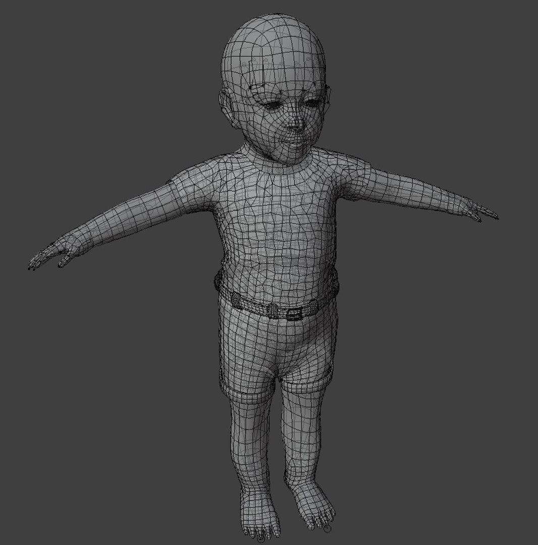 3D Child Rigged Low-poly - TurboSquid 1813915