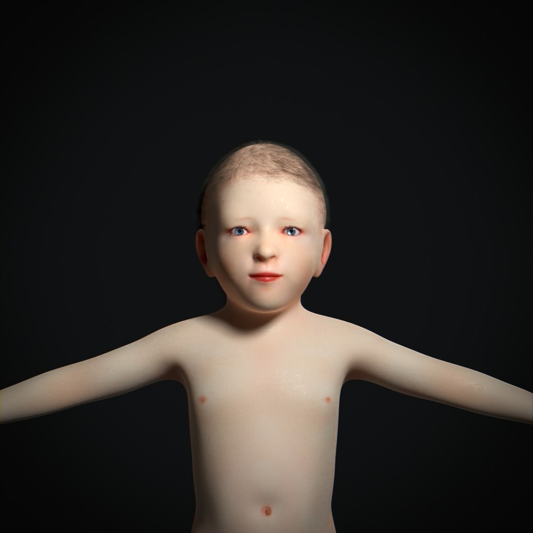 3D Child Rigged Low-poly - TurboSquid 1813915