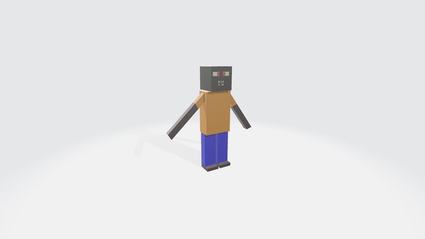 modelo 3d PERSONAJE DE MINECRAFT - TurboSquid 2274770