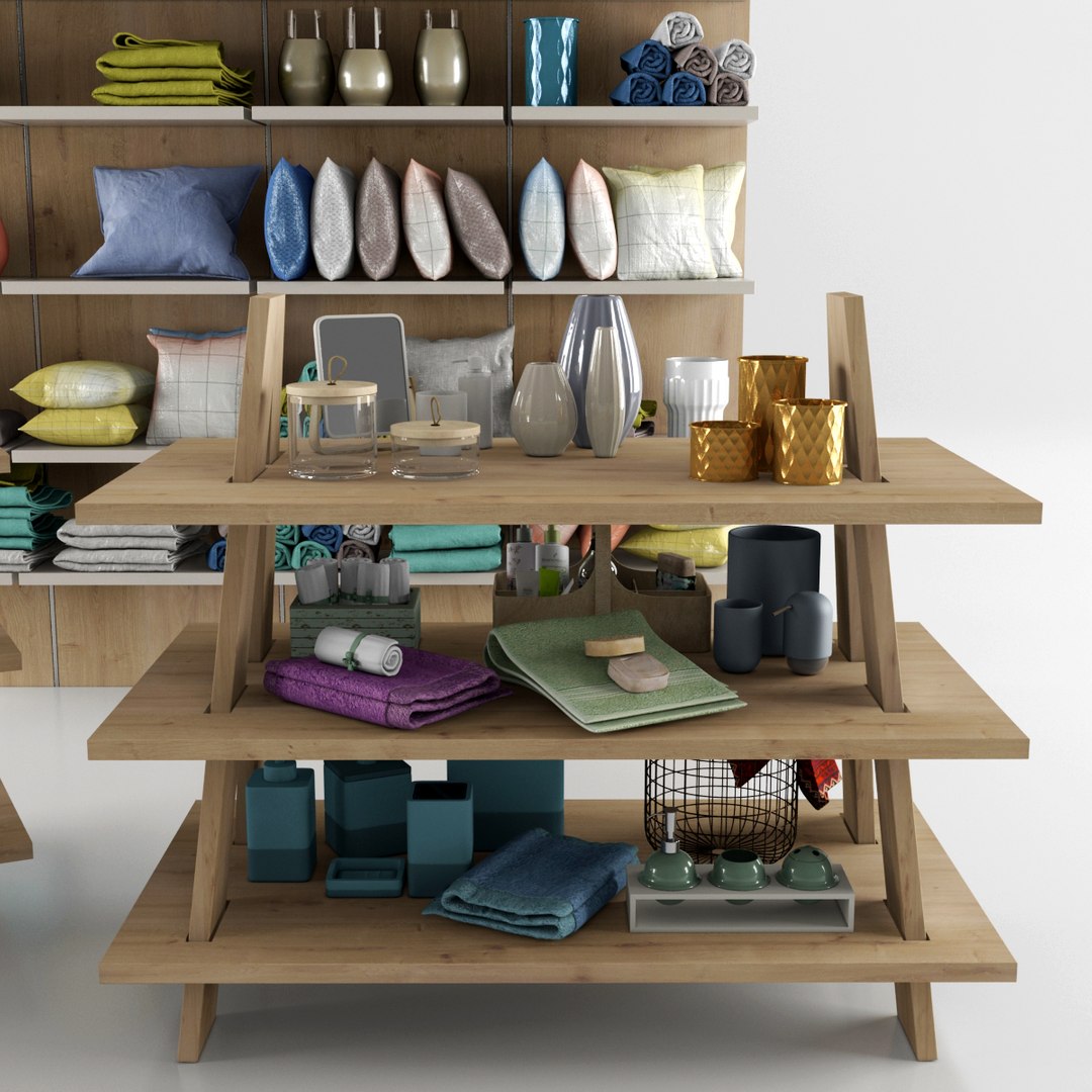 Display Stand Shop 3d Model
