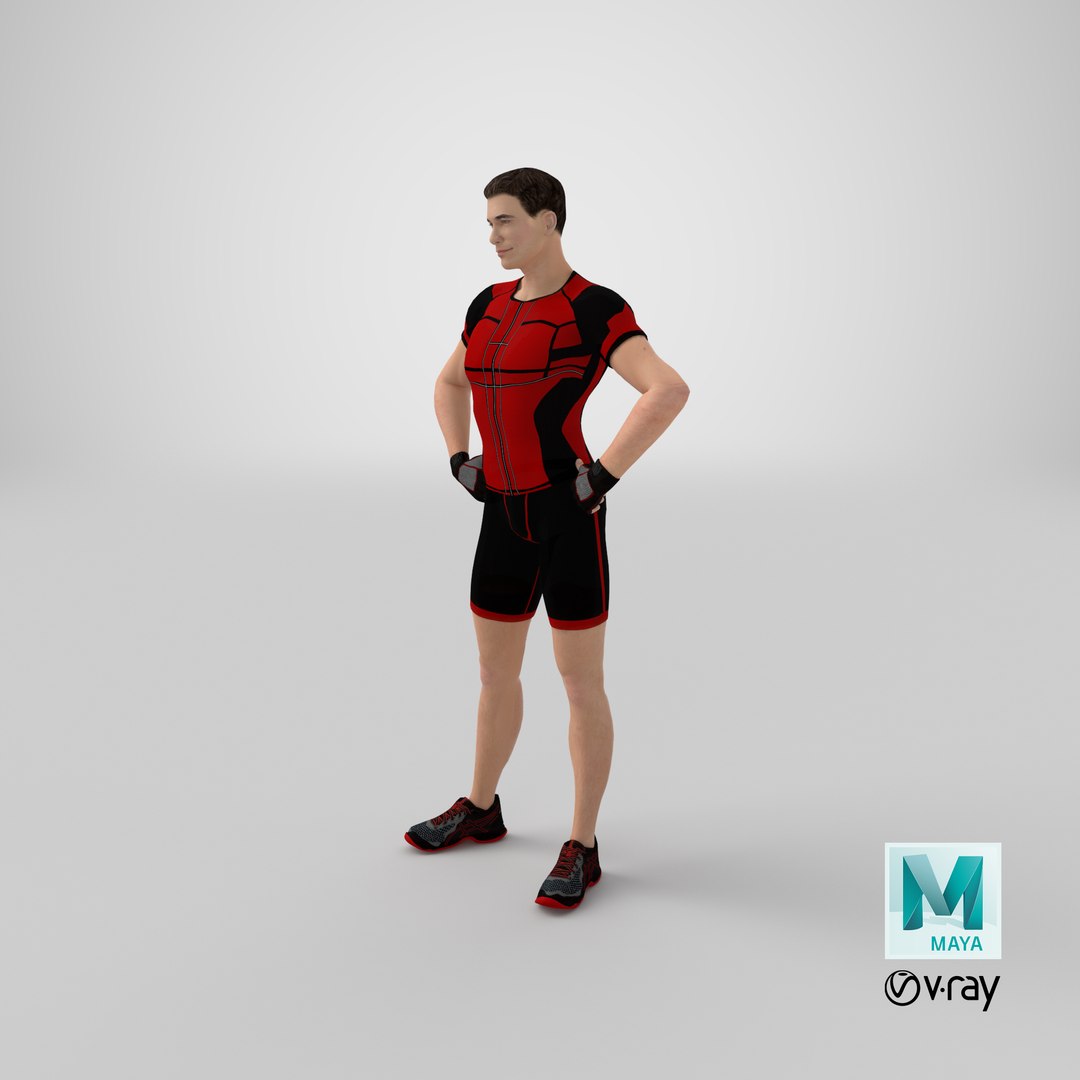 Fitness Trainer Standing Pose 3D - TurboSquid 1518232