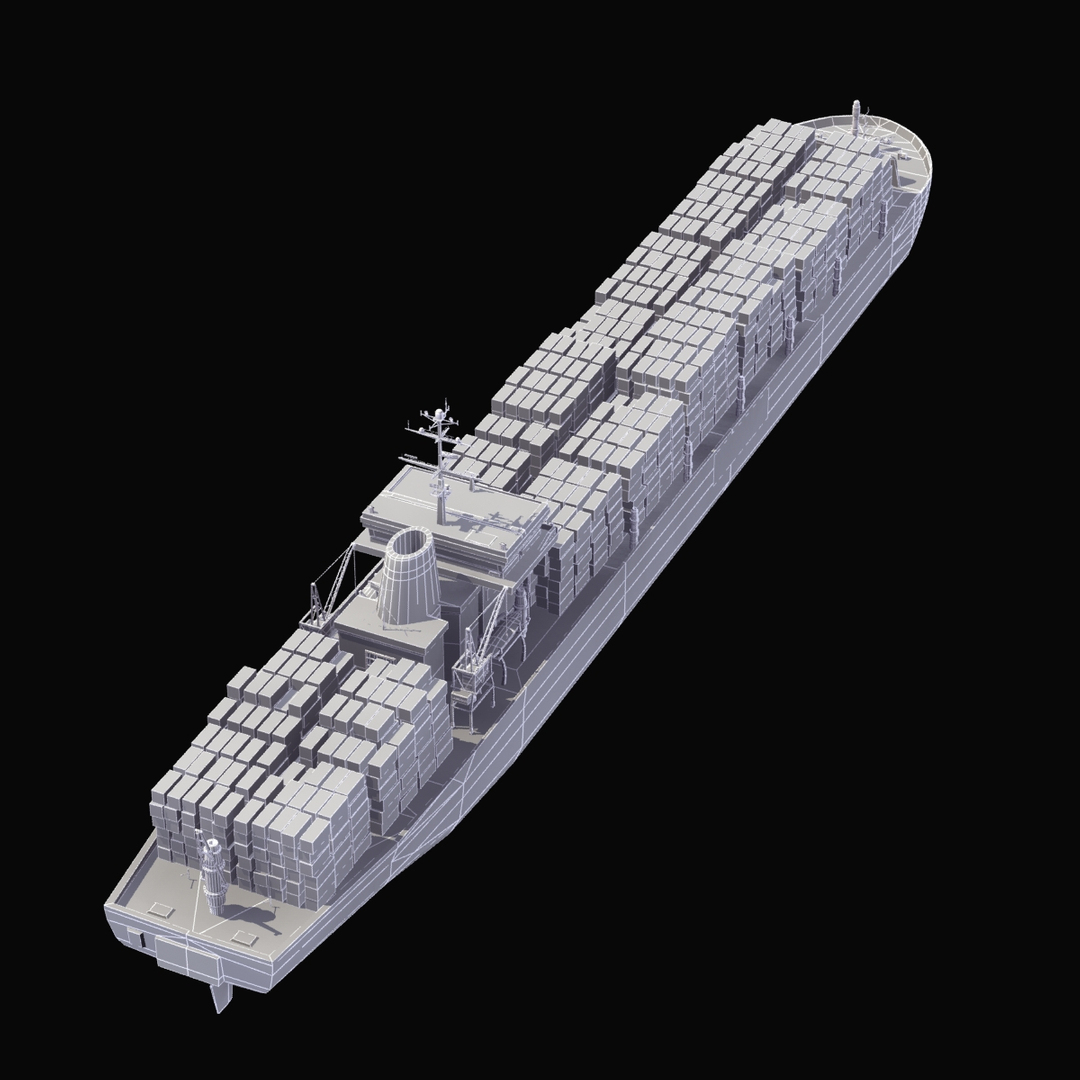 container ship dwg