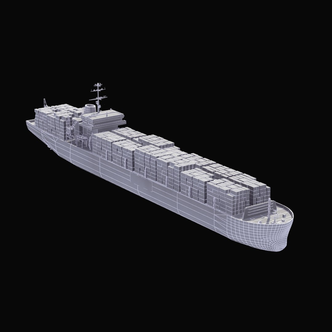 container ship dwg