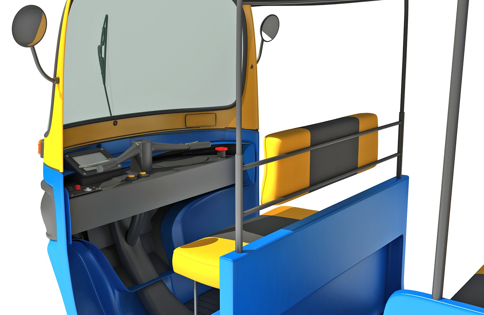 Auto Rickshaw Mini Taxi 3D Model - TurboSquid 1426675