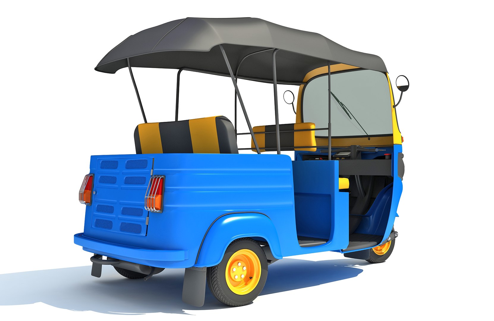 Auto Rickshaw Mini Taxi 3D Model - TurboSquid 1426675