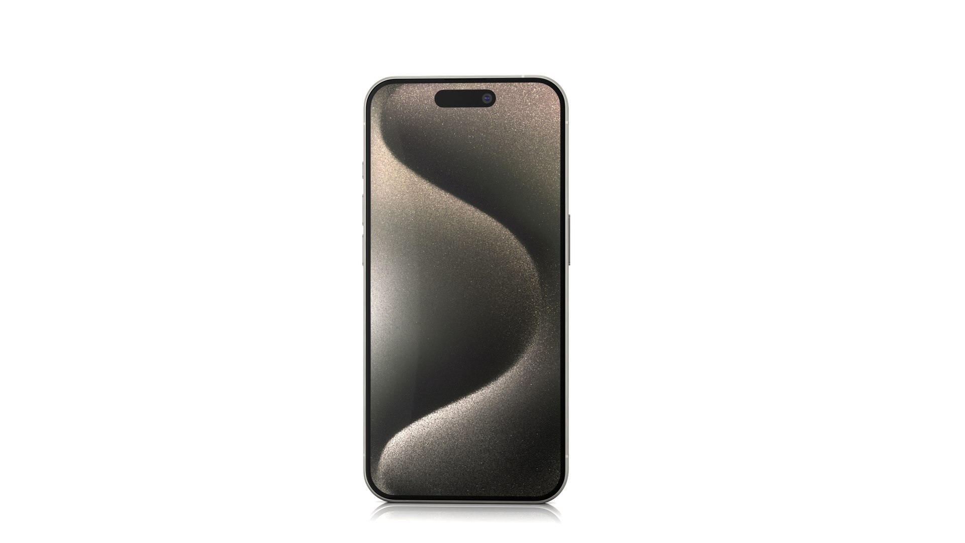 3D Apple IPhone 15 Pro Natural Titanium - TurboSquid 2126700