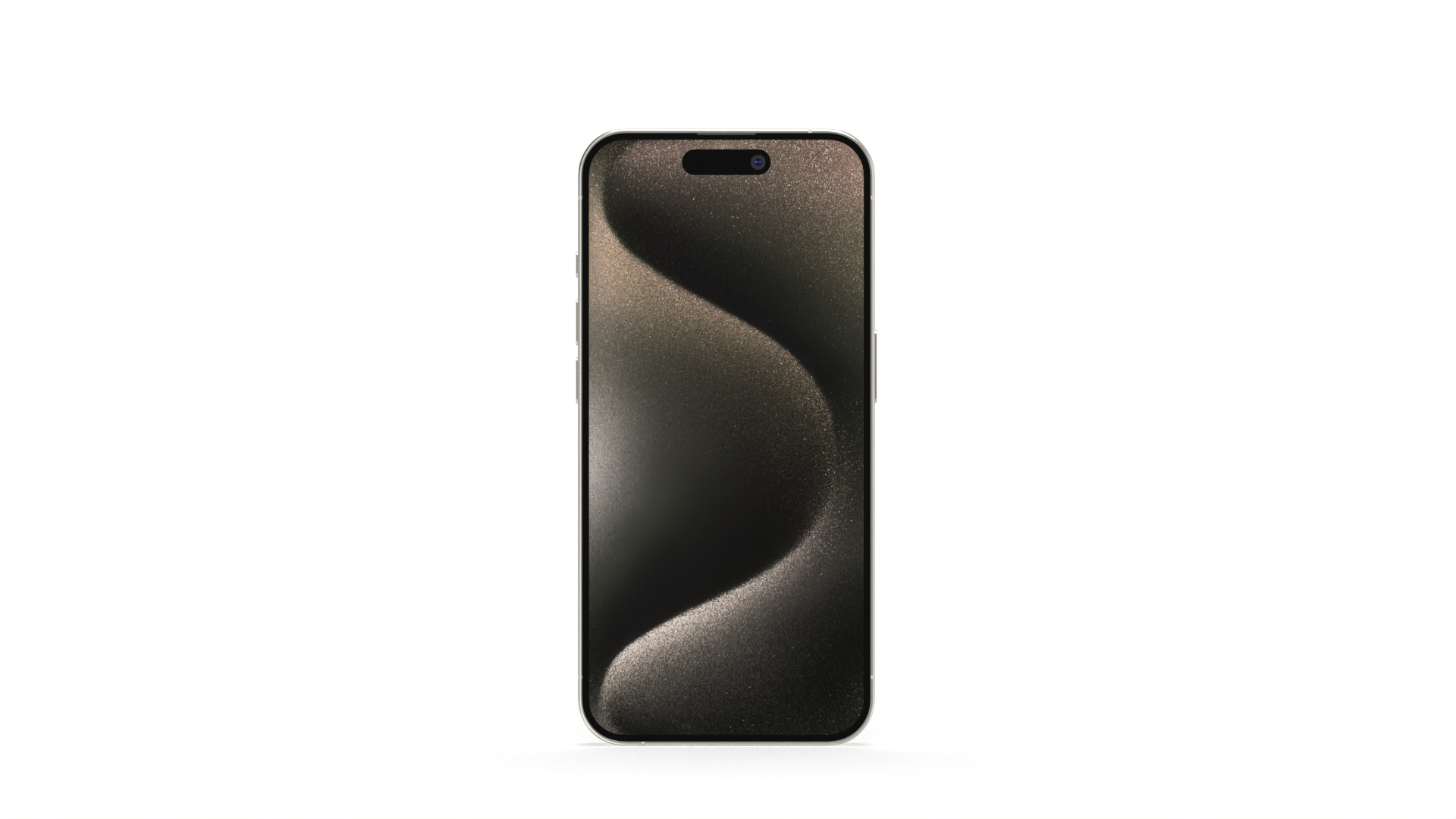 3D Apple IPhone 15 Pro Natural Titanium - TurboSquid 2126700