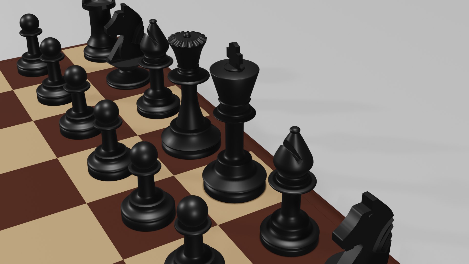Classic Chess Pieces Set 3D Model 3D Model - TurboSquid 2148629