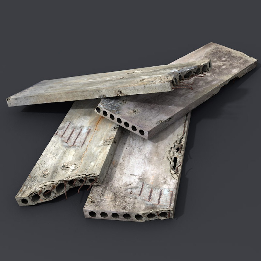 Concrete Slabs 3d Model