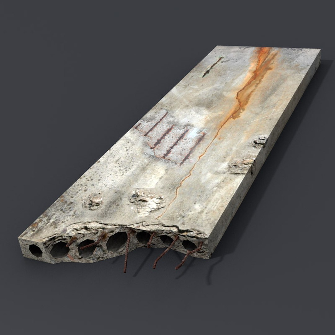 Concrete Slabs 3d Model