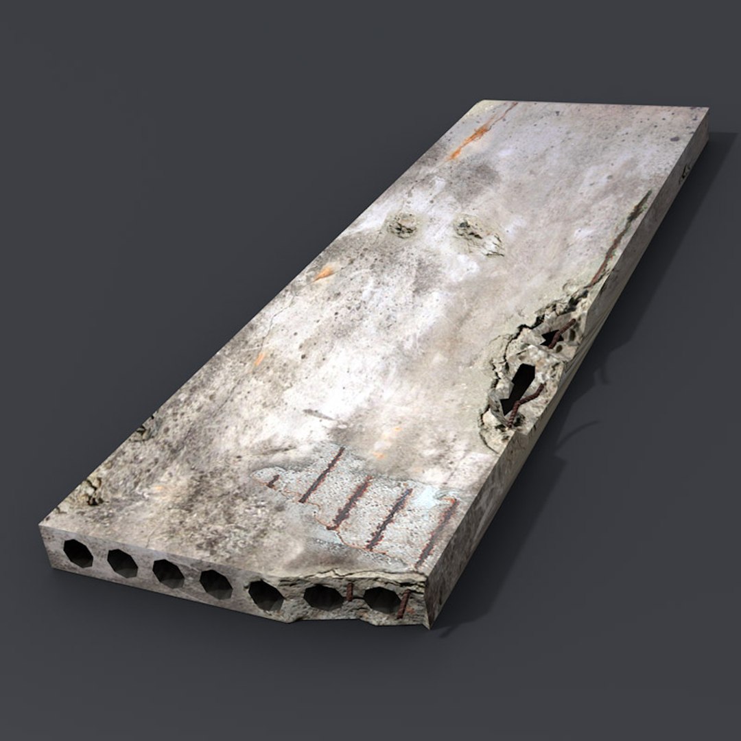 Concrete Slabs 3d Model