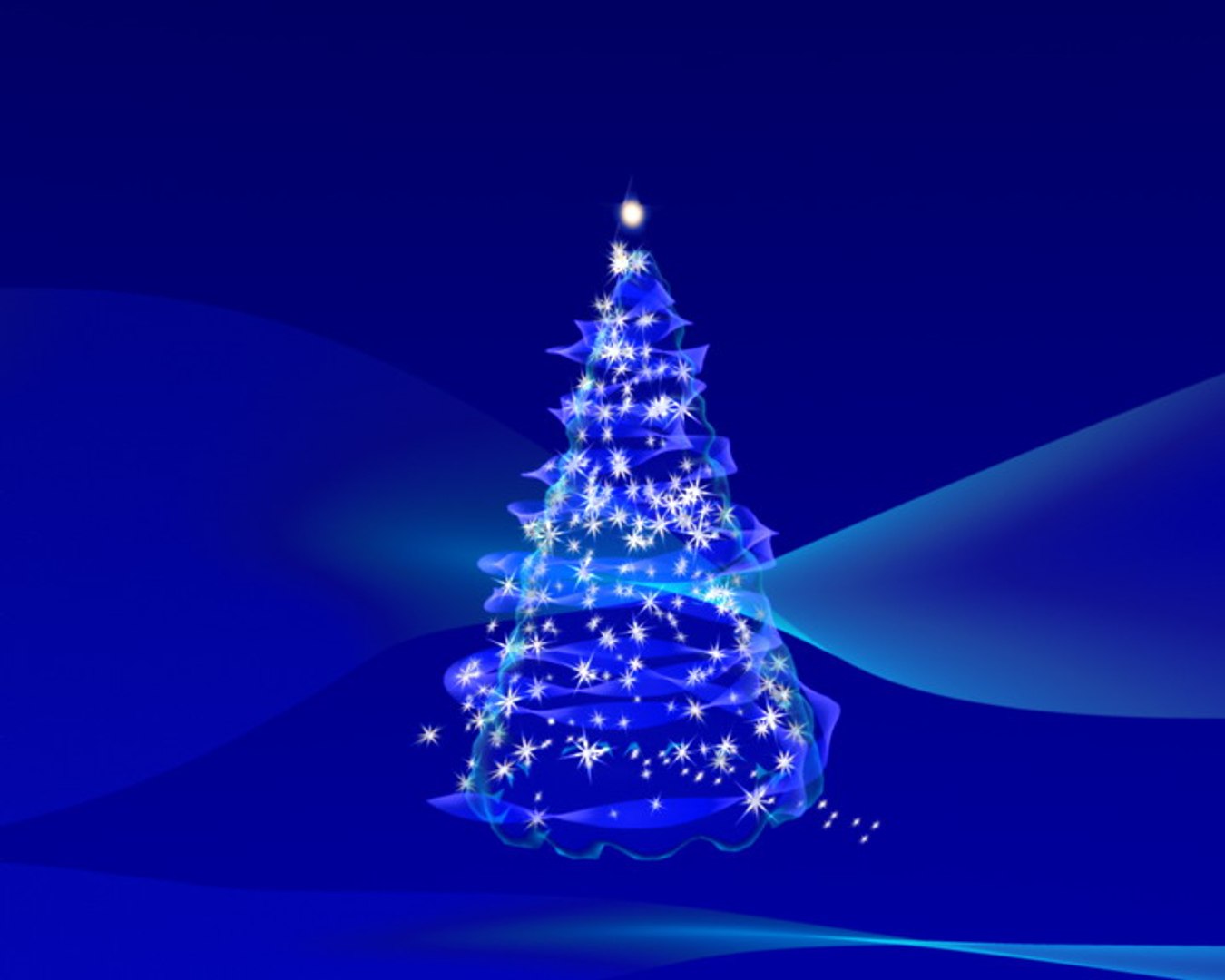 Maya Pine Tree Stars Particles