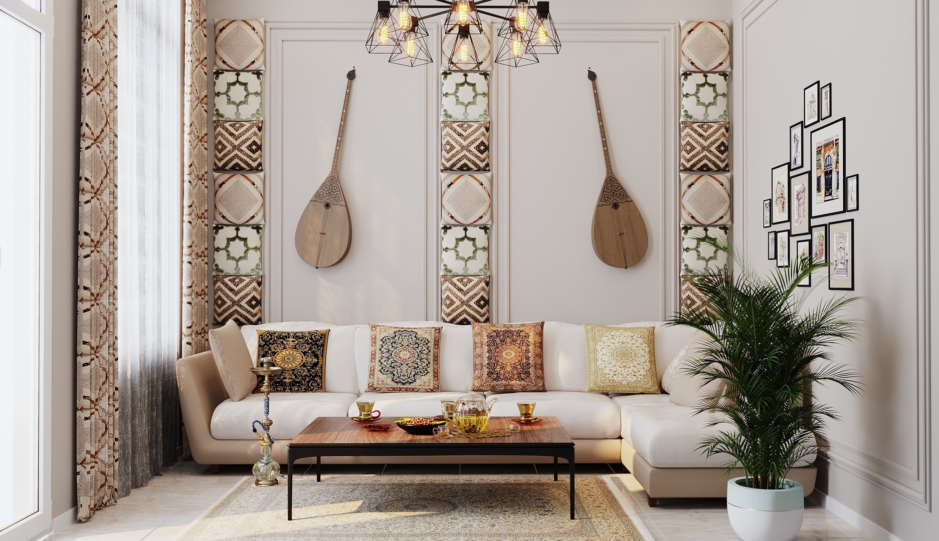 3D Model Islamic Dining Room - TurboSquid 2302147