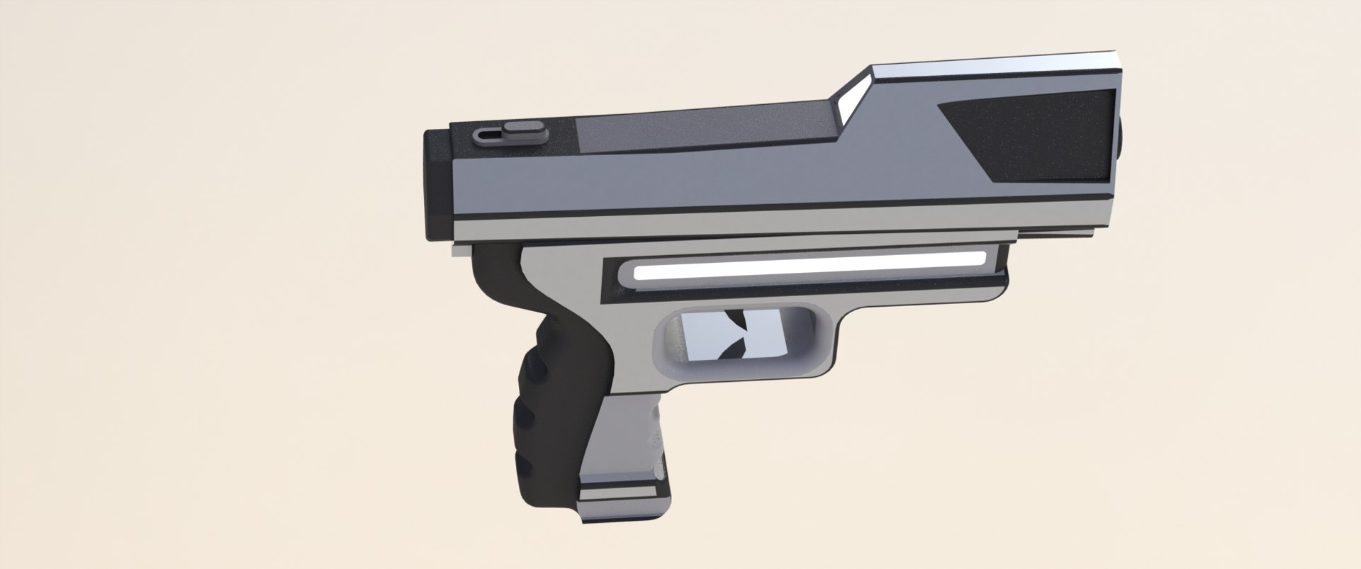 3d Concept Conceptual Gun Model