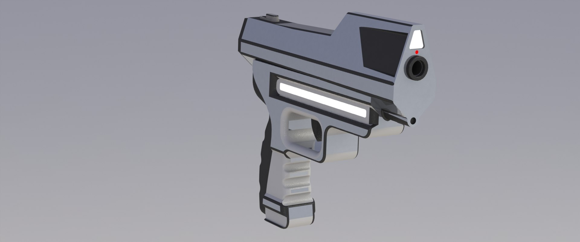 3d Concept Conceptual Gun Model