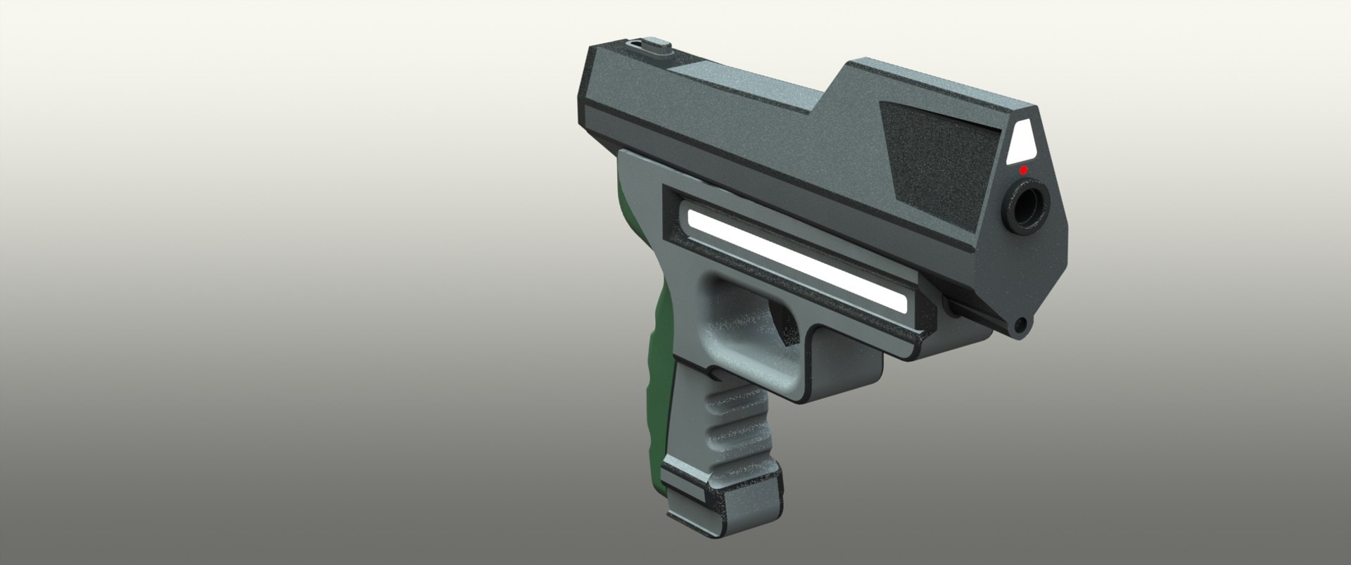 3d Concept Conceptual Gun Model