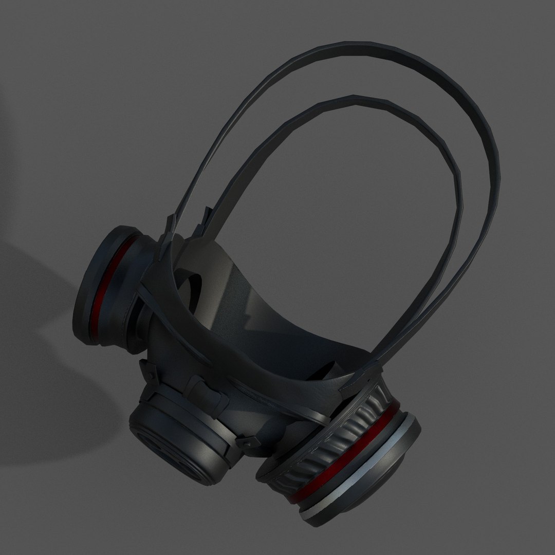 Gas mask model - TurboSquid 1609821
