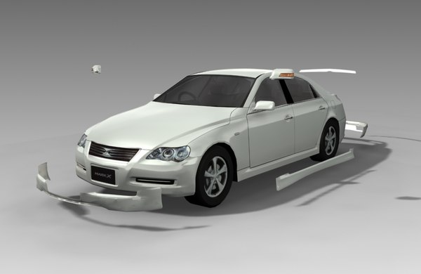 Toyota Mark X 3D Models for Download | TurboSquid