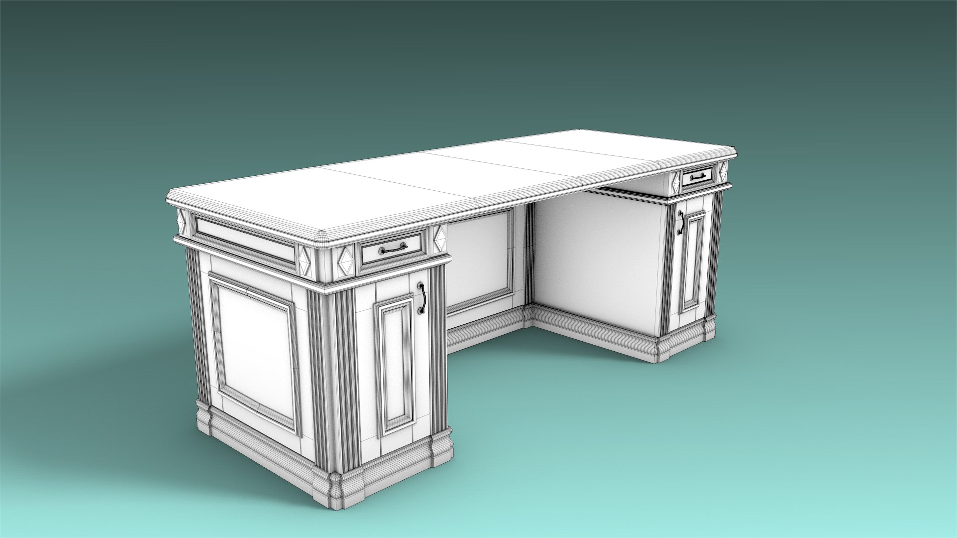 3D low-poly desk model - TurboSquid 1633053