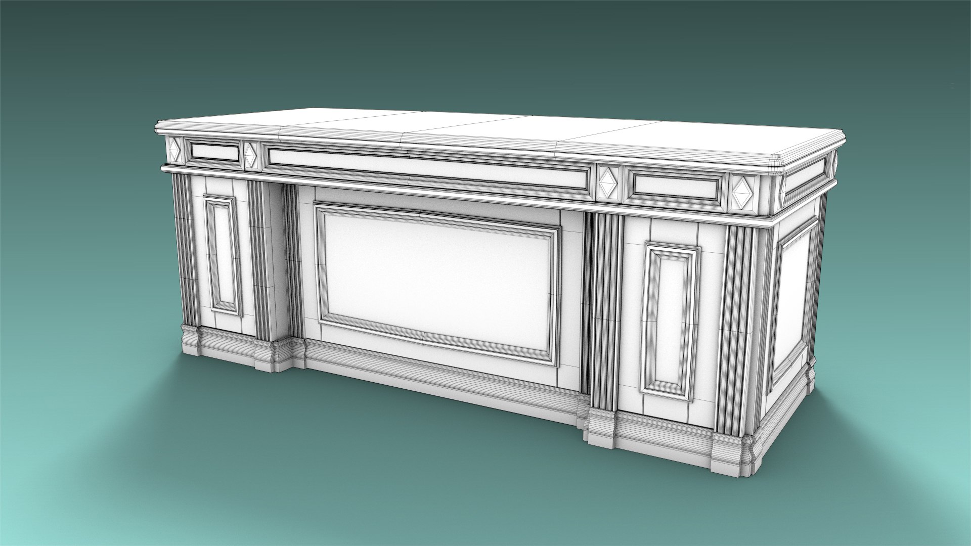 3D low-poly desk model - TurboSquid 1633053