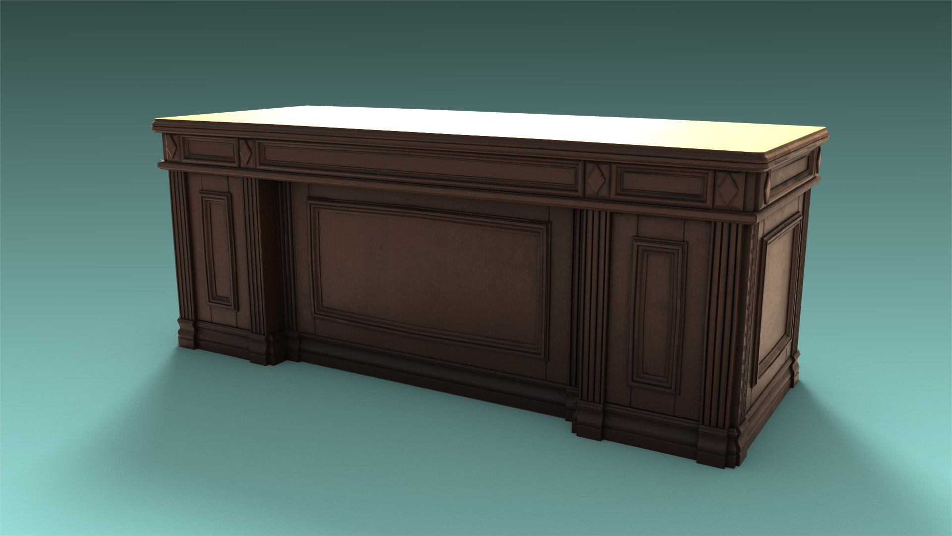 3D low-poly desk model - TurboSquid 1633053