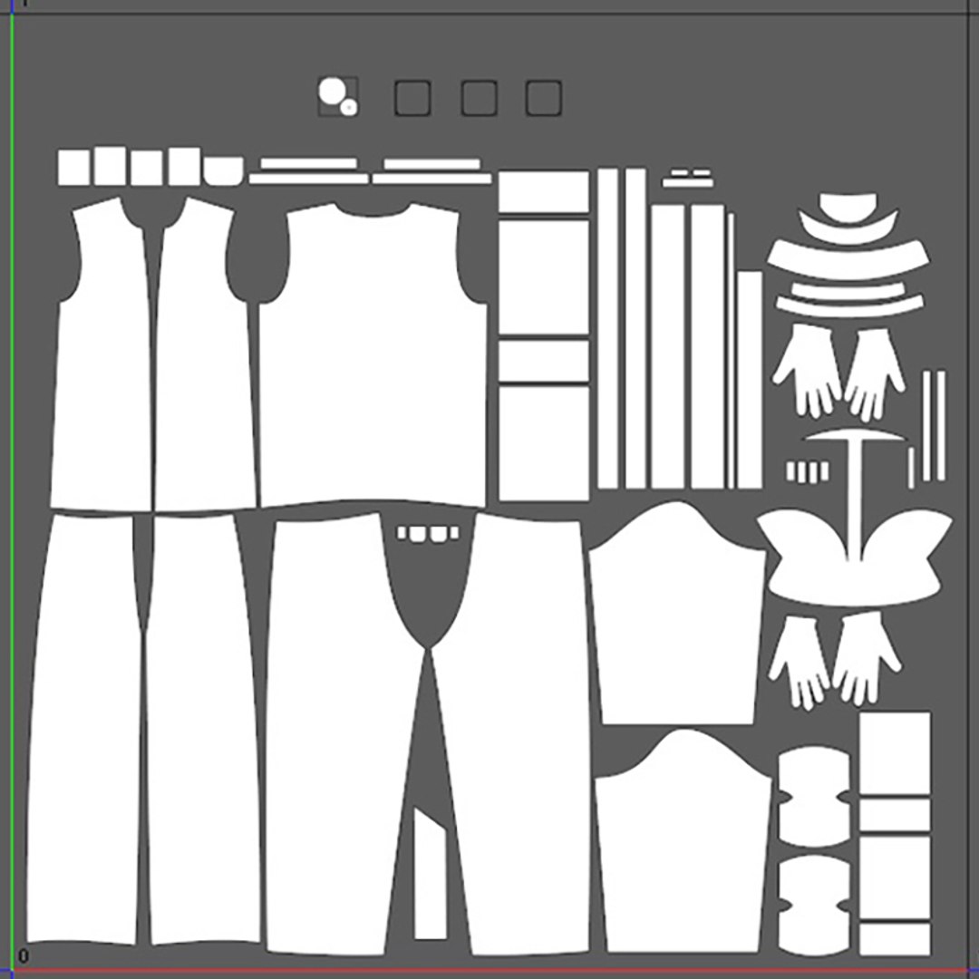 3D Female Firefighter Uniform With Texture - TurboSquid 2328923