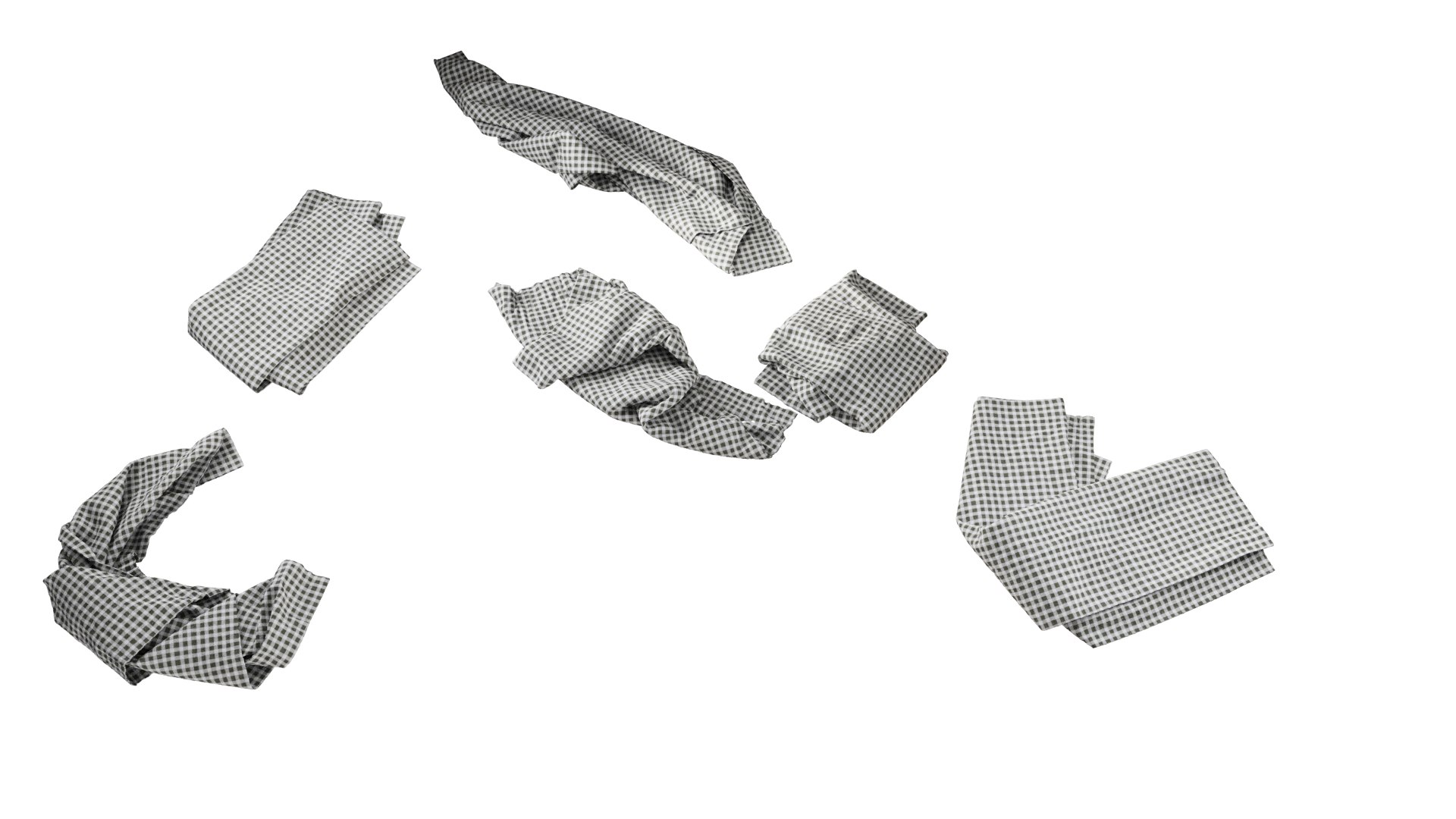Kitchen decor towel 3D model - TurboSquid 2106672