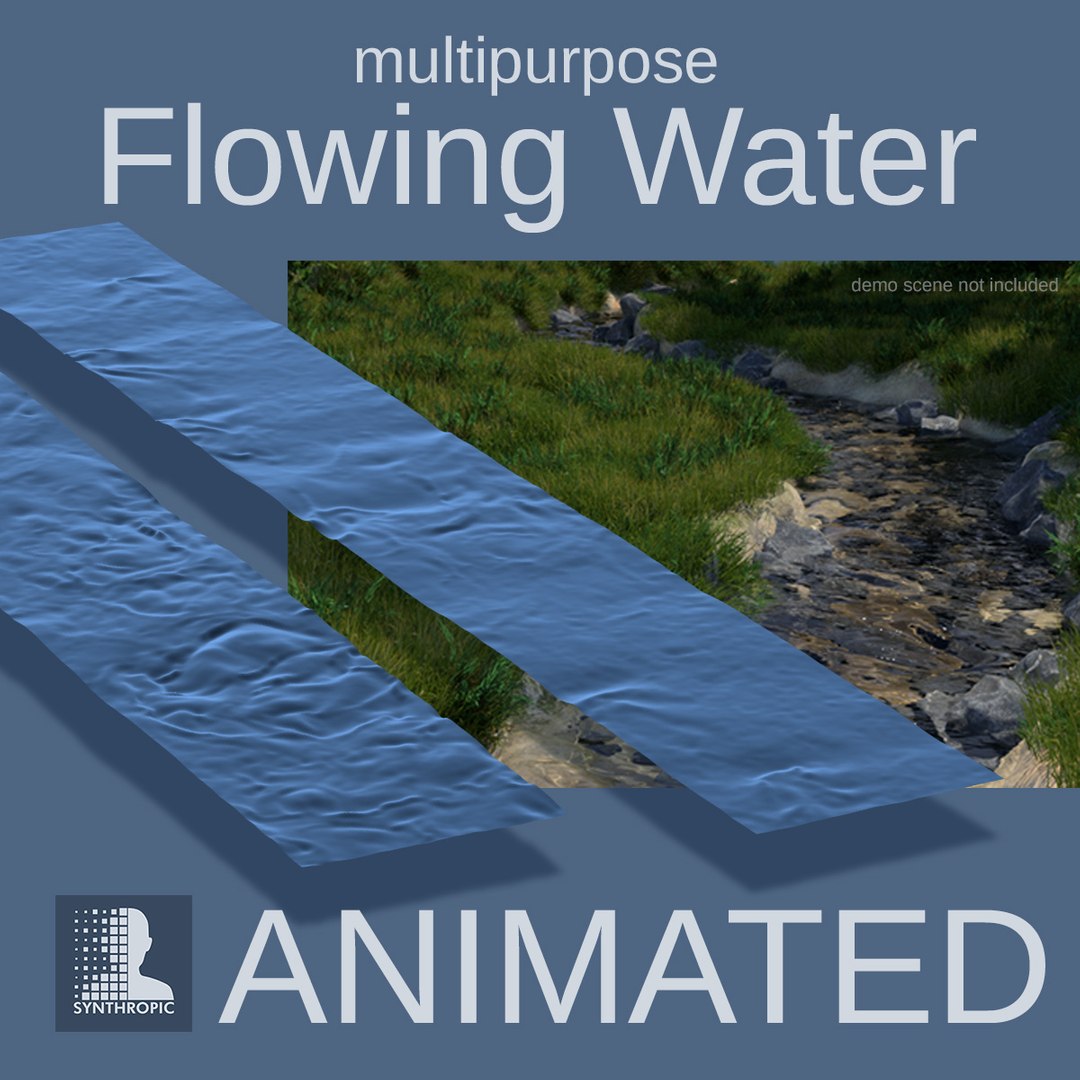 Alembic Flowing Water Surface 3D Model - TurboSquid 1222325