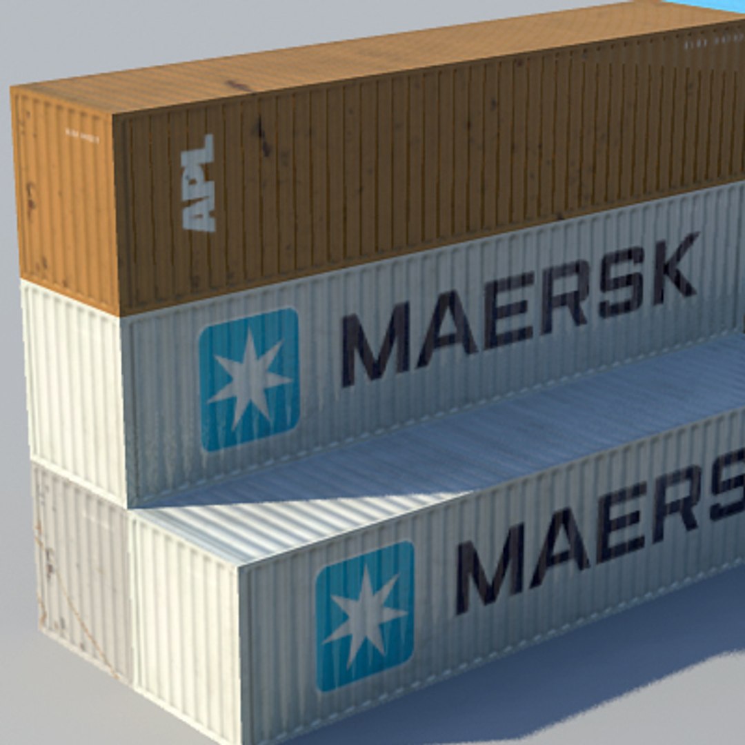 3d Model Iso Container