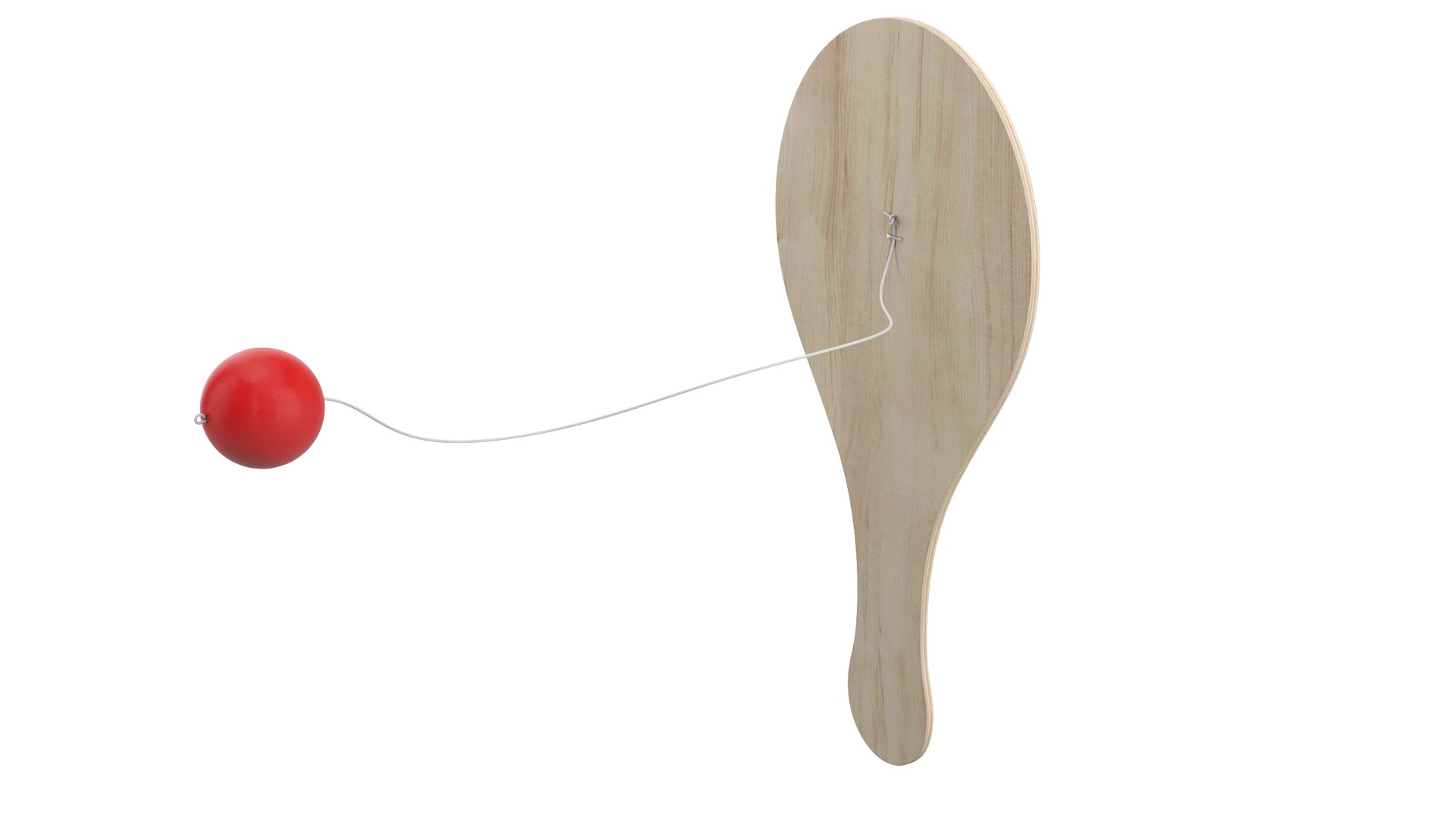 3D Model Paddle Ball - TurboSquid 2029356