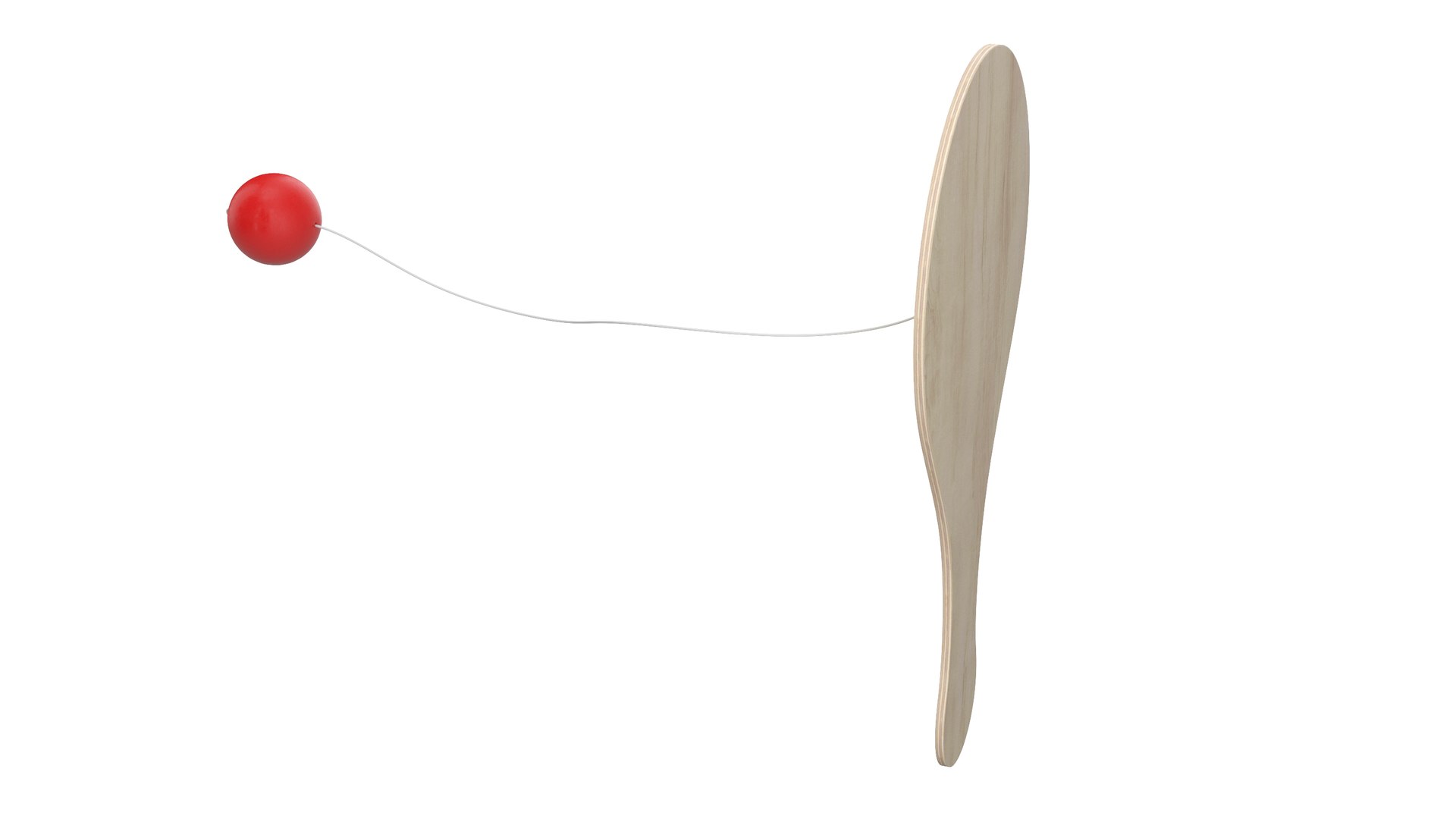 3D Model Paddle Ball - TurboSquid 2029356