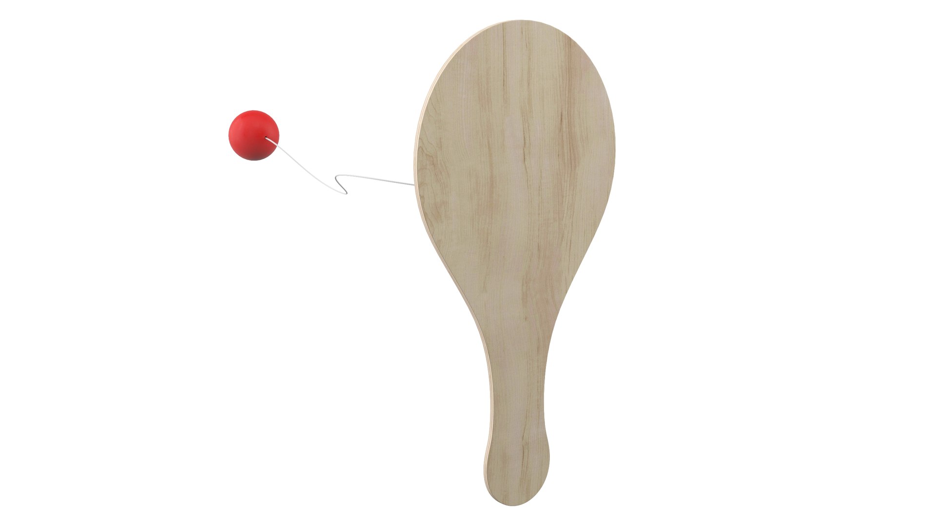 3D Model Paddle Ball - TurboSquid 2029356