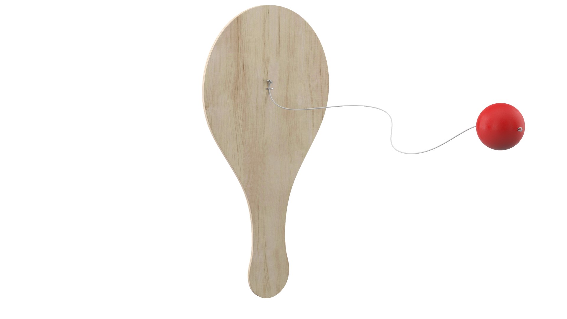 3D Model Paddle Ball - TurboSquid 2029356