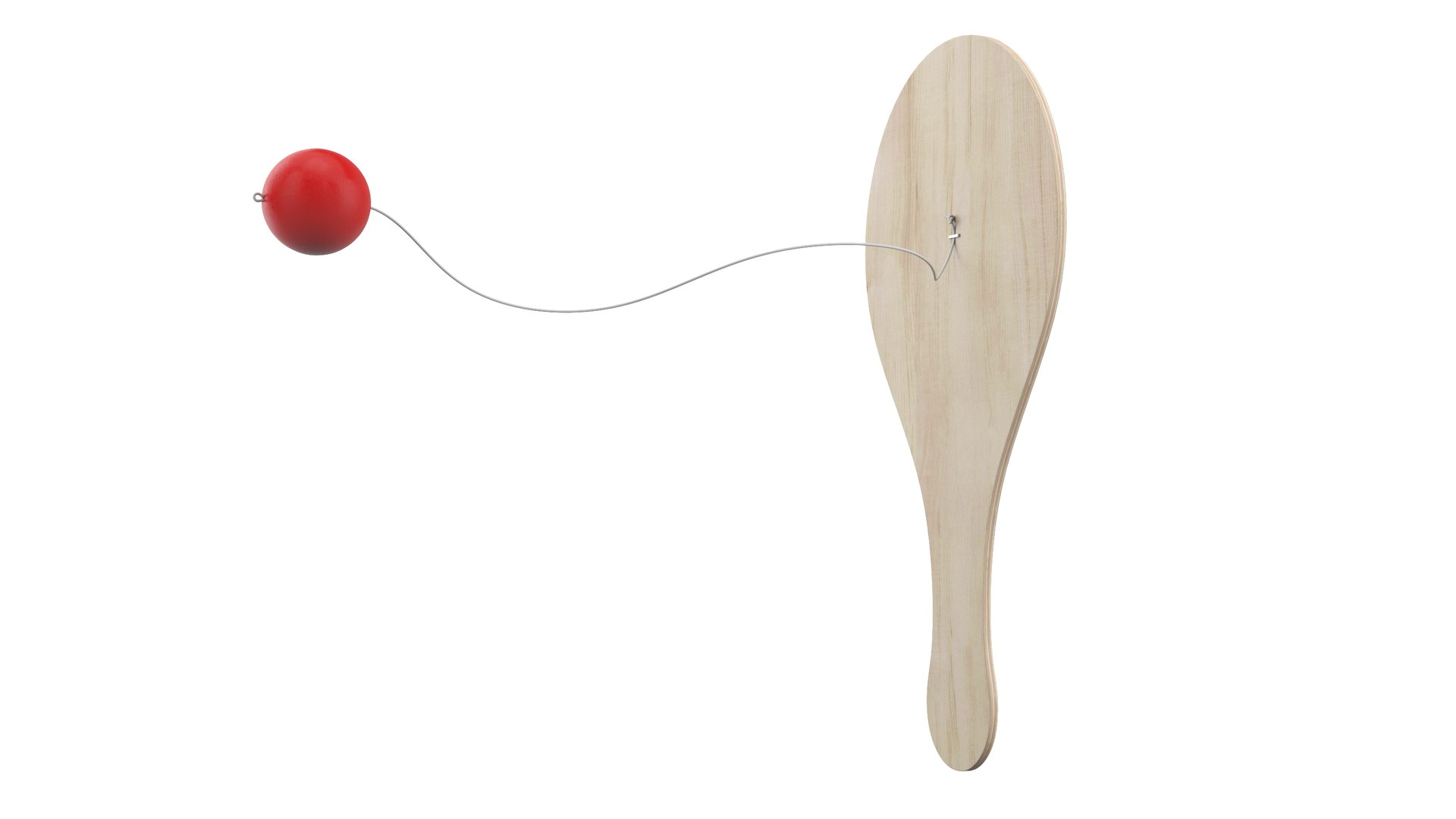 3D Model Paddle Ball - TurboSquid 2029356