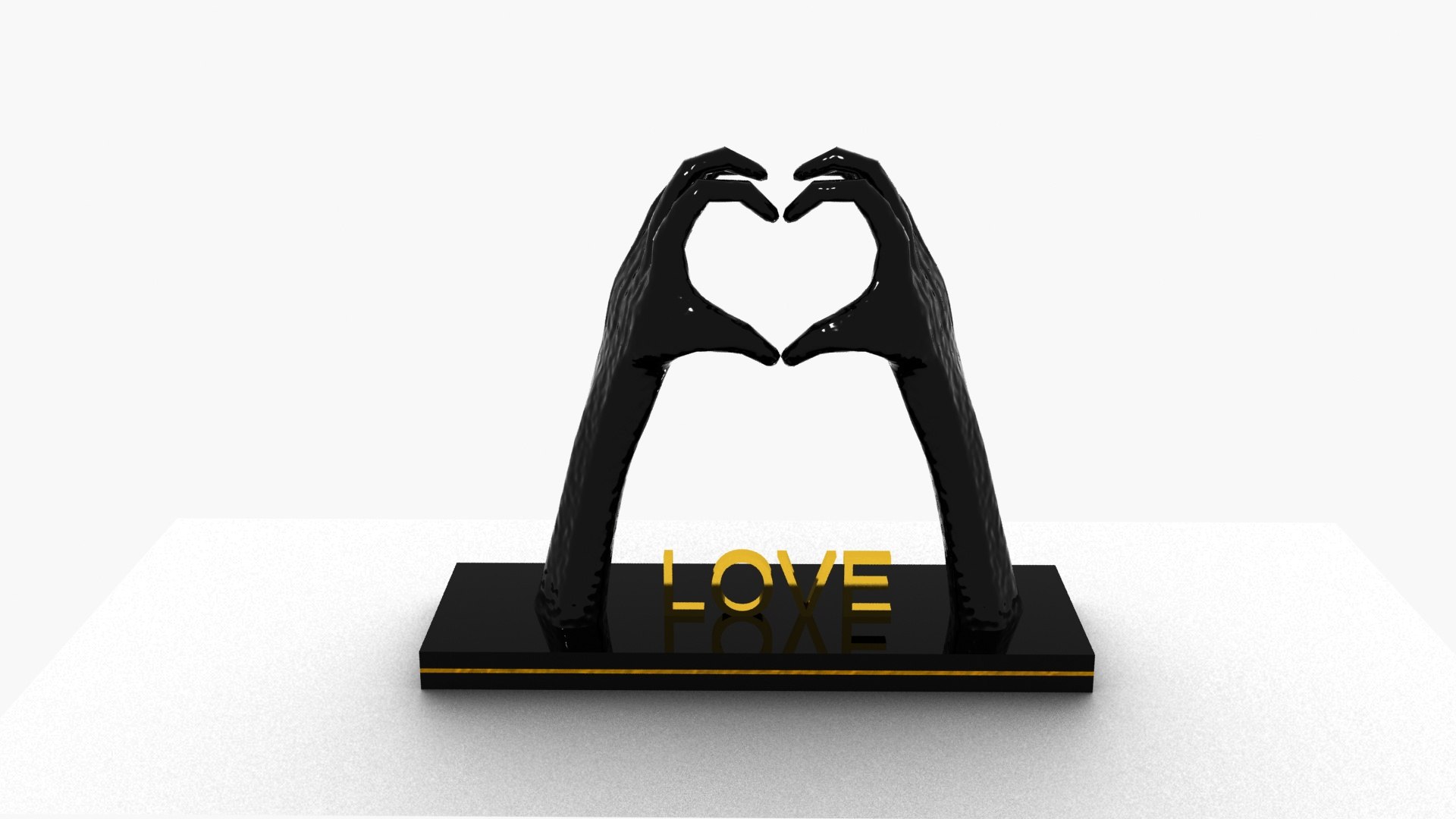 Love Sign 3D - TurboSquid 2040429