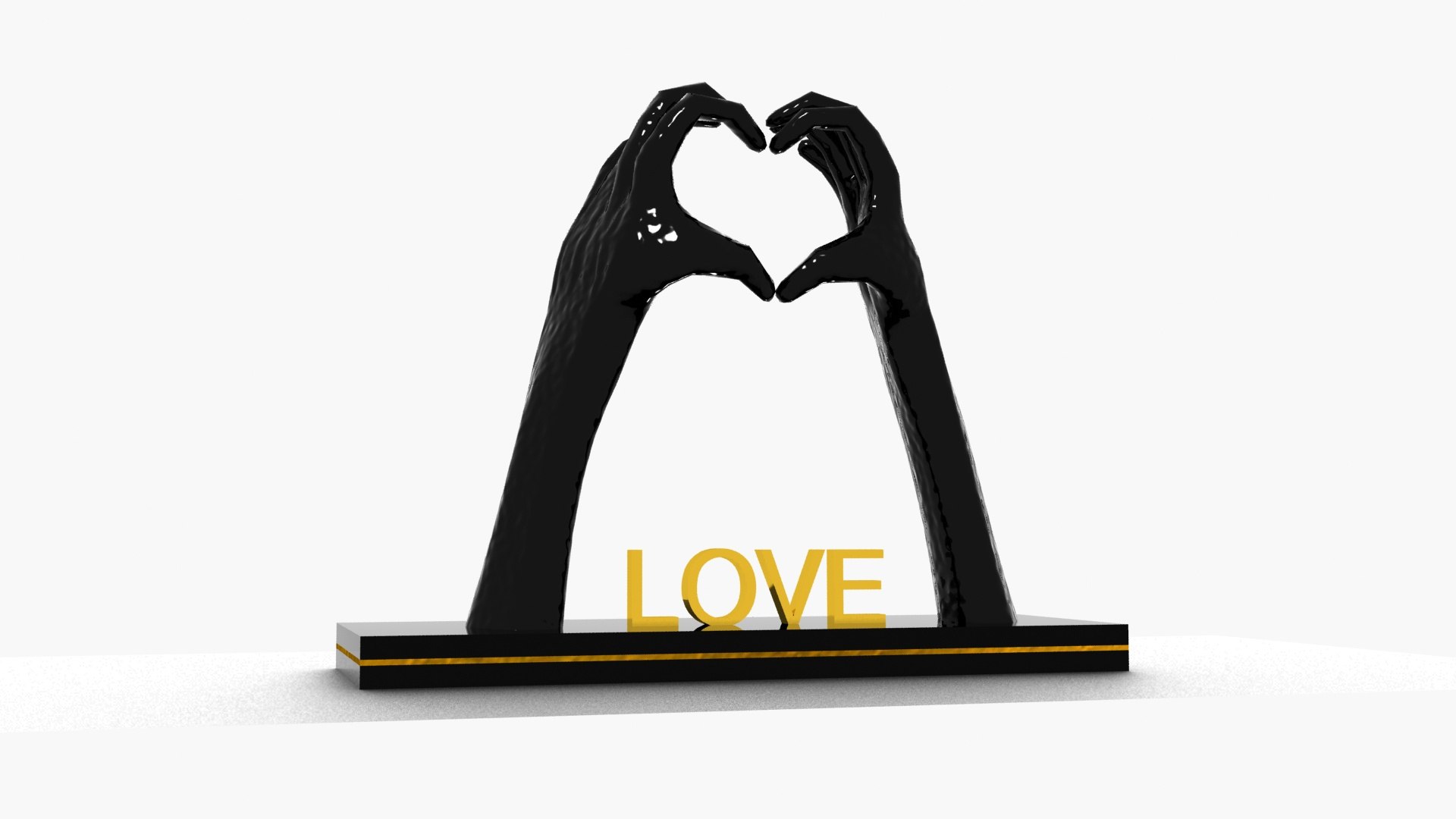 Love Sign 3D - TurboSquid 2040429