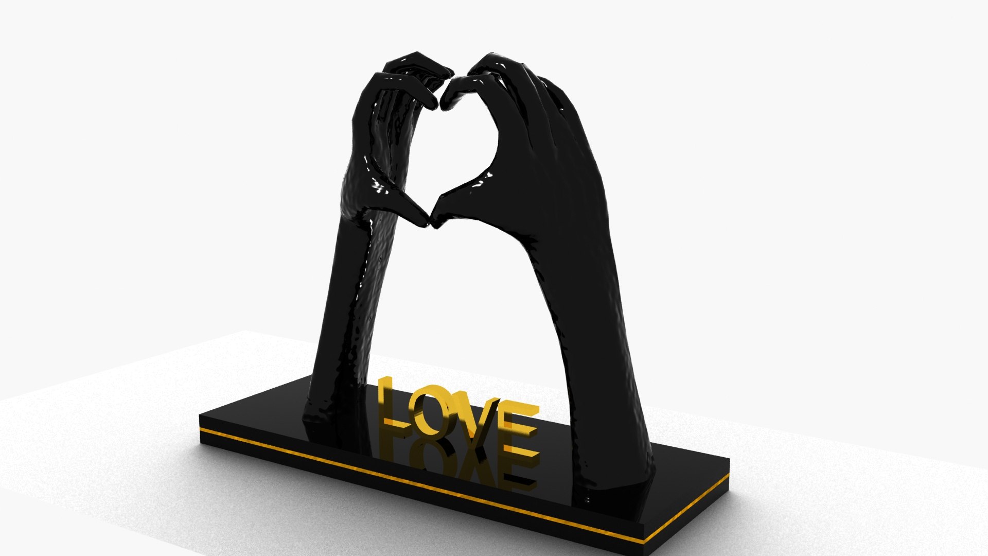 Love Sign 3D - TurboSquid 2040429