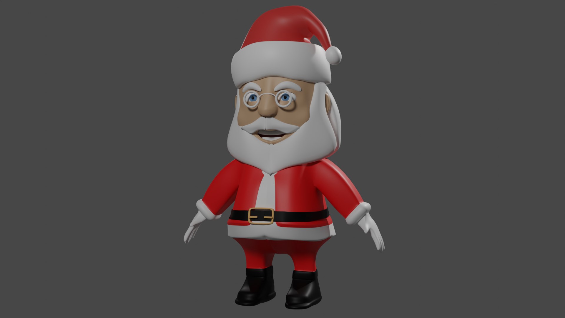 3D Model 3D Chibi Santa Claus - TurboSquid 2006085