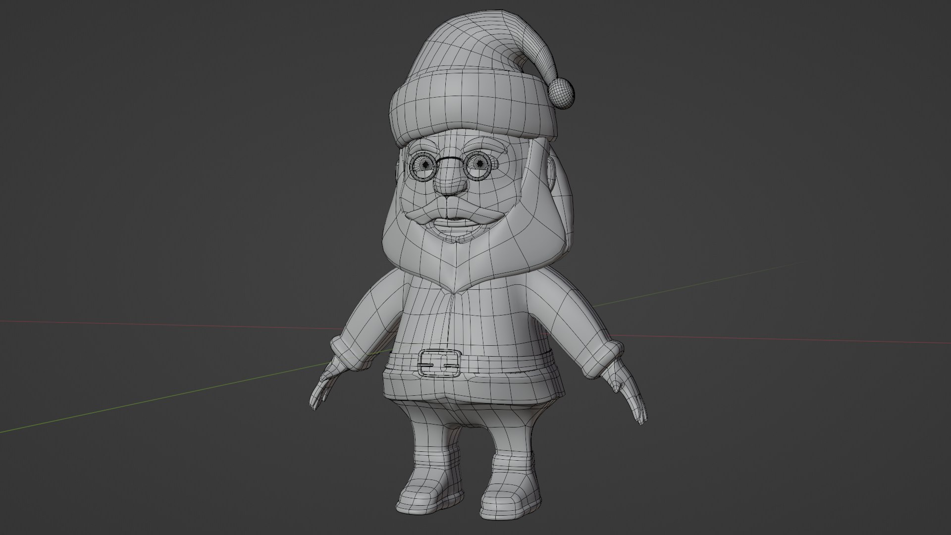 3D Model 3D Chibi Santa Claus - TurboSquid 2006085